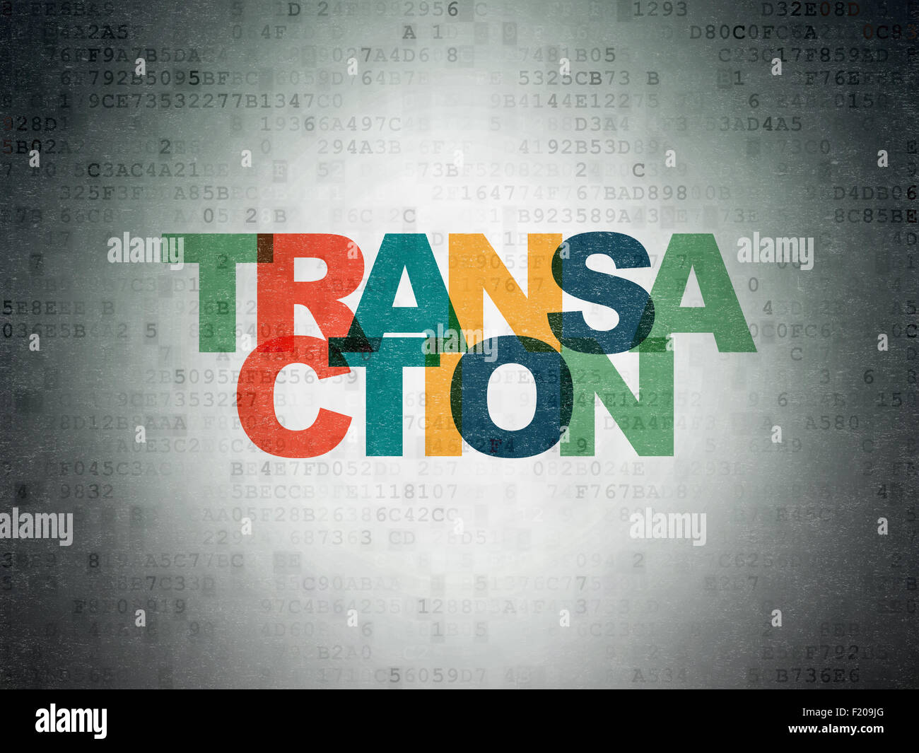 Money concept: Transaction on Digital Paper background Stock Photo - Alamy