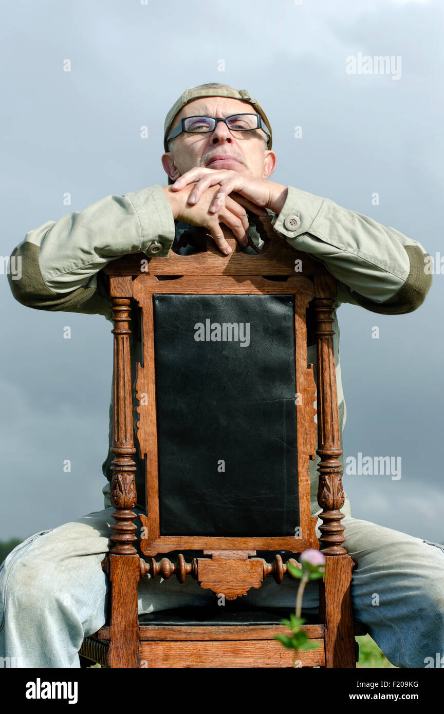 Man straight jacket hi-res stock photography and images - Alamy