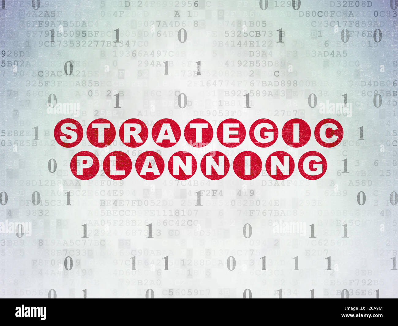 Finance concept: Strategic Planning on Digital Paper background Stock ...