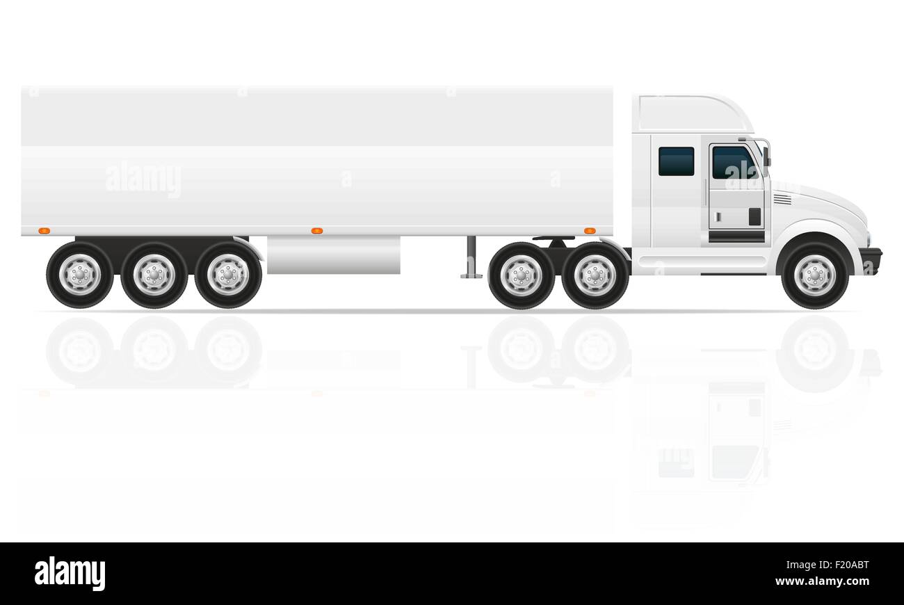 big truck tractor for transportation cargo vector illustration isolated ...