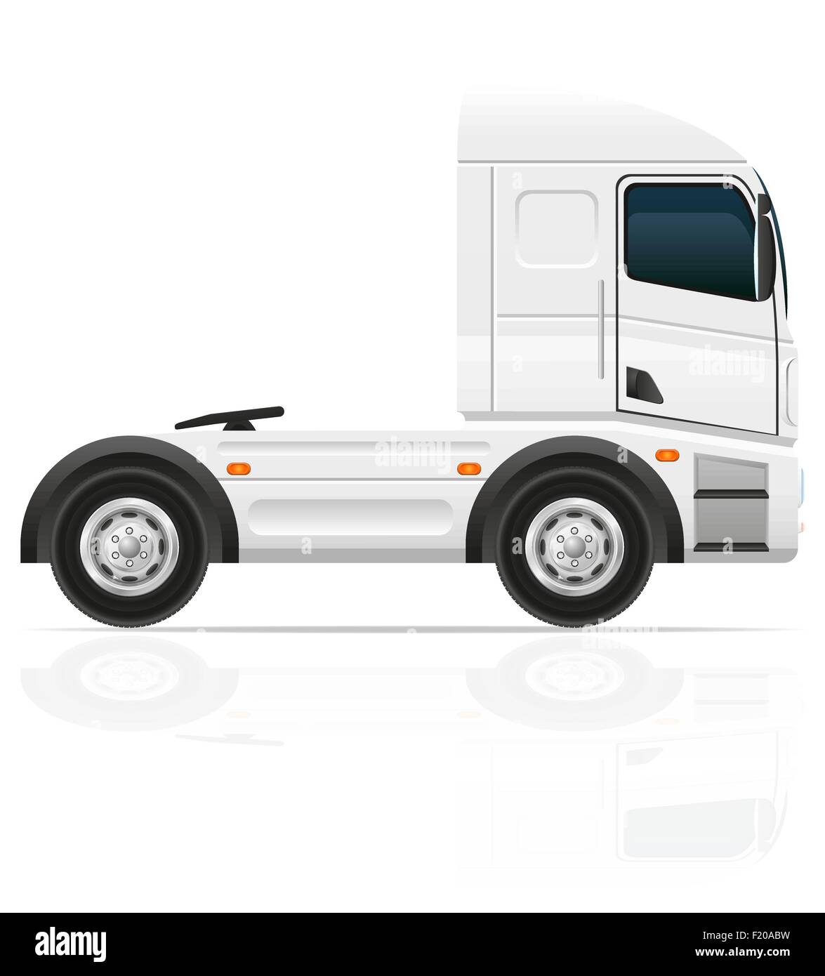 big truck tractor for transportation cargo vector illustration isolated ...