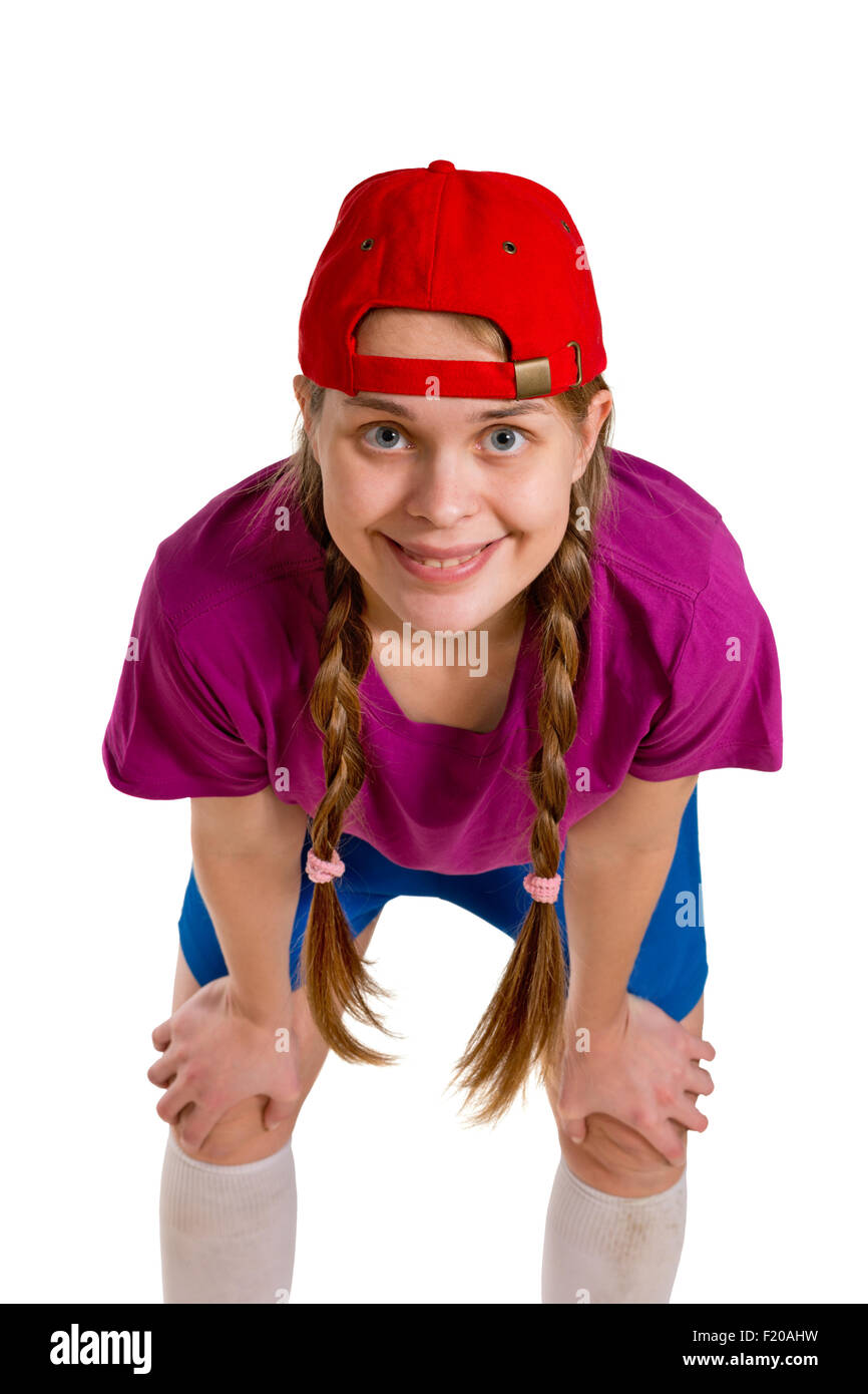 Girl baseball cap hi-res stock photography and images - Alamy