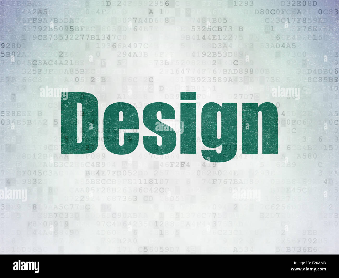 Advertising concept: Design on Digital Paper background Stock Photo - Alamy
