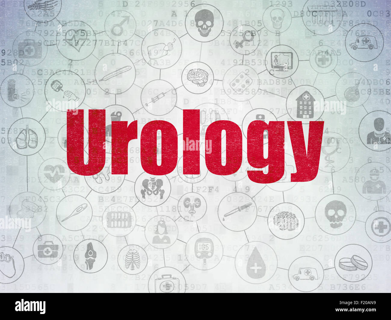 Health concept: Urology on Digital Paper background Stock Photo - Alamy
