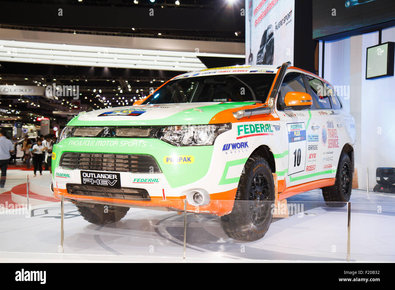 Mitsubishi Triton Outlander 4WD PHEV on display at The 35th Bangkok ...