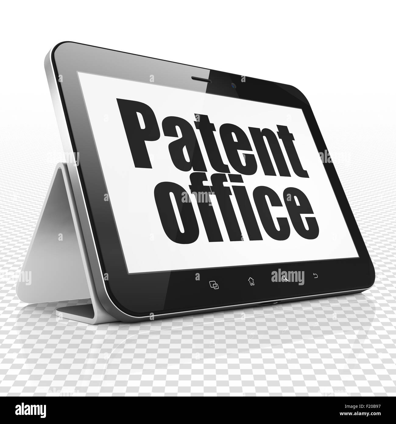 Law concept: Tablet Computer with Patent Office on display Stock Photo ...