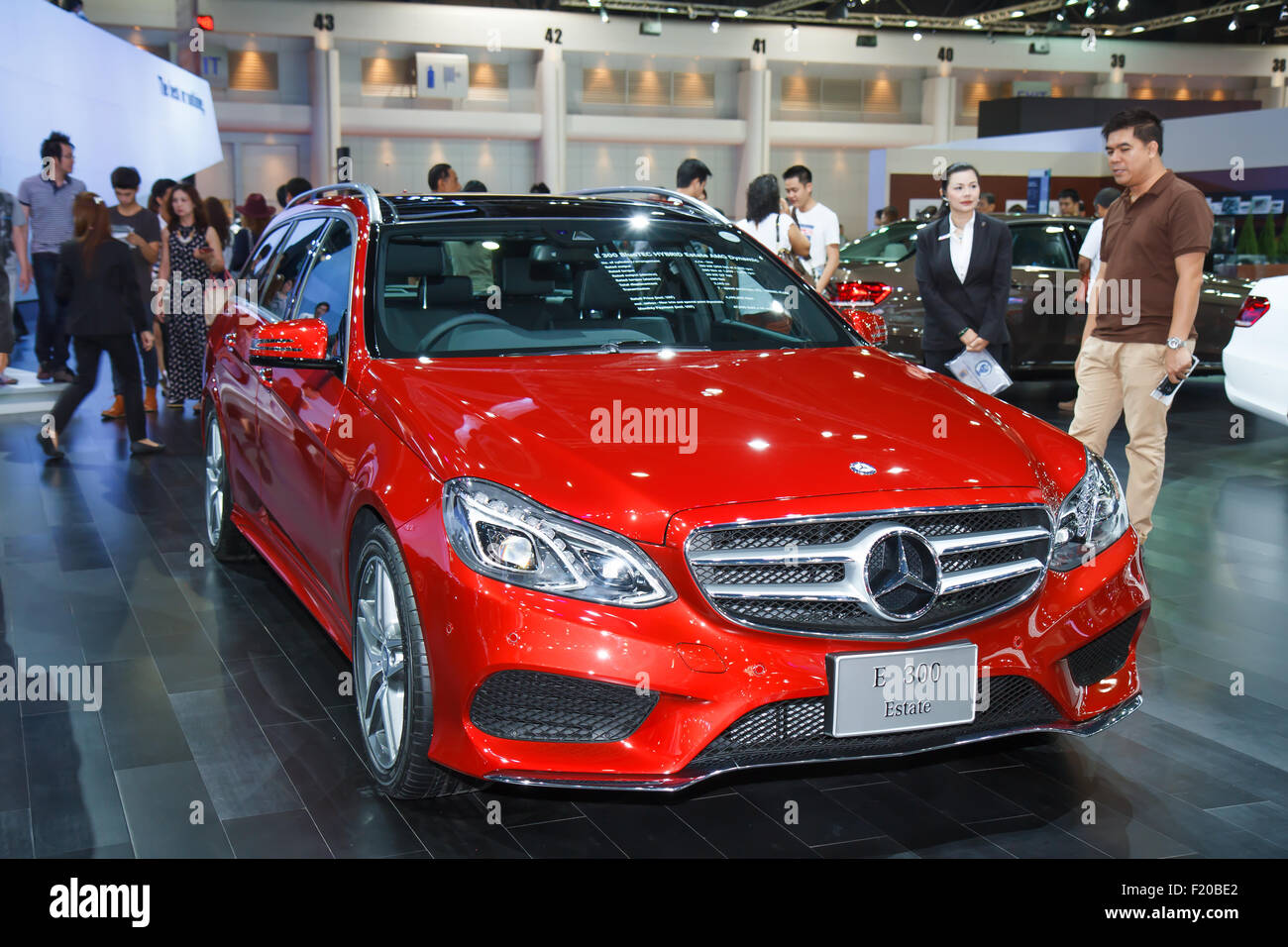Mercedes-Benz E 300 Estate car on display at The 35th Bangkok ...