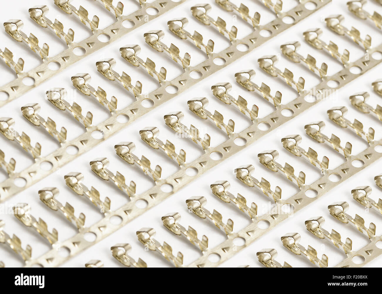 Contact wire-board. Female type Stock Photo - Alamy