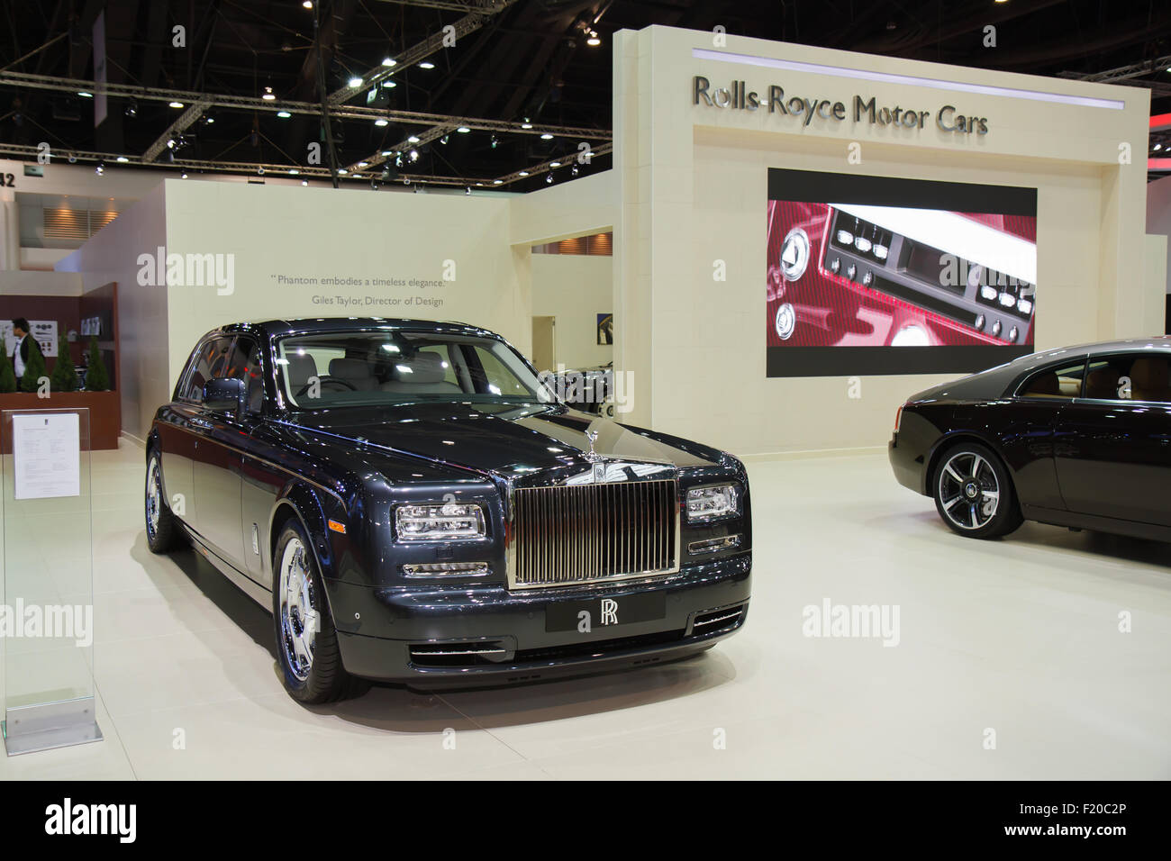 The Rolls-Royce Phantom Extended Wheelbase is on display at the 35th ...