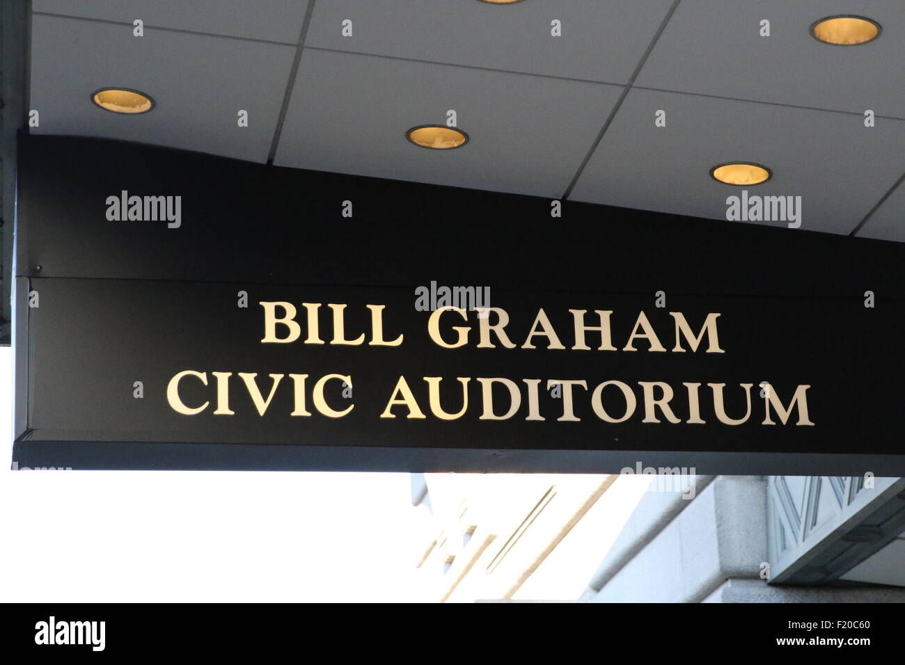Bill graham civic auditorium hi-res stock photography and images - Alamy