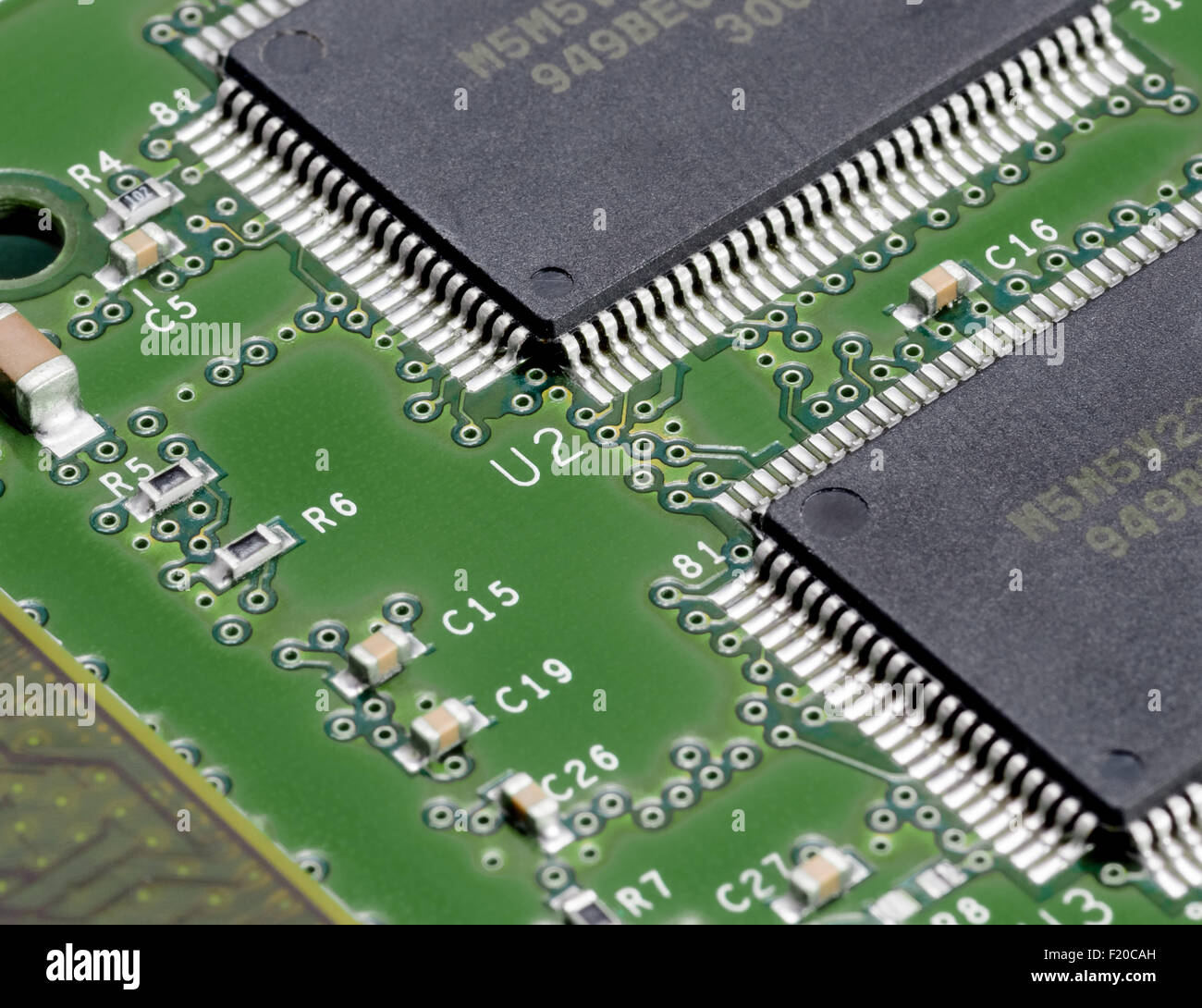 Electronic device. Printed circuit board Stock Photo - Alamy
