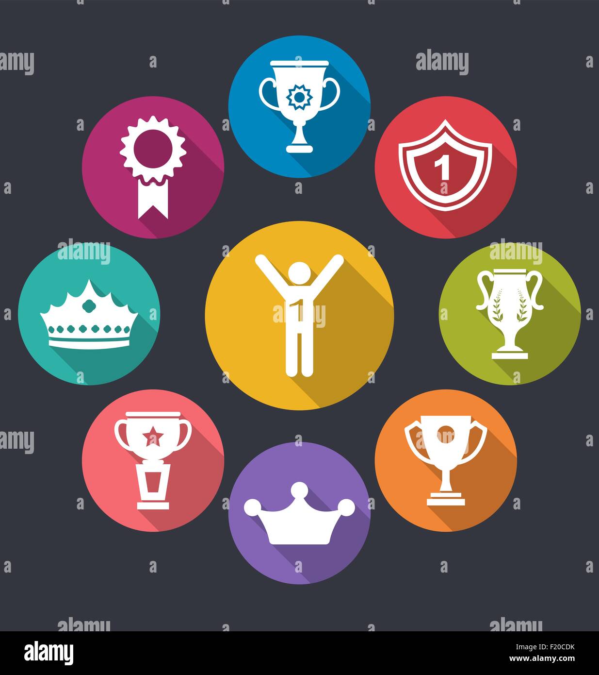Rewards and Trophy Signs Stock Vector Image & Art - Alamy