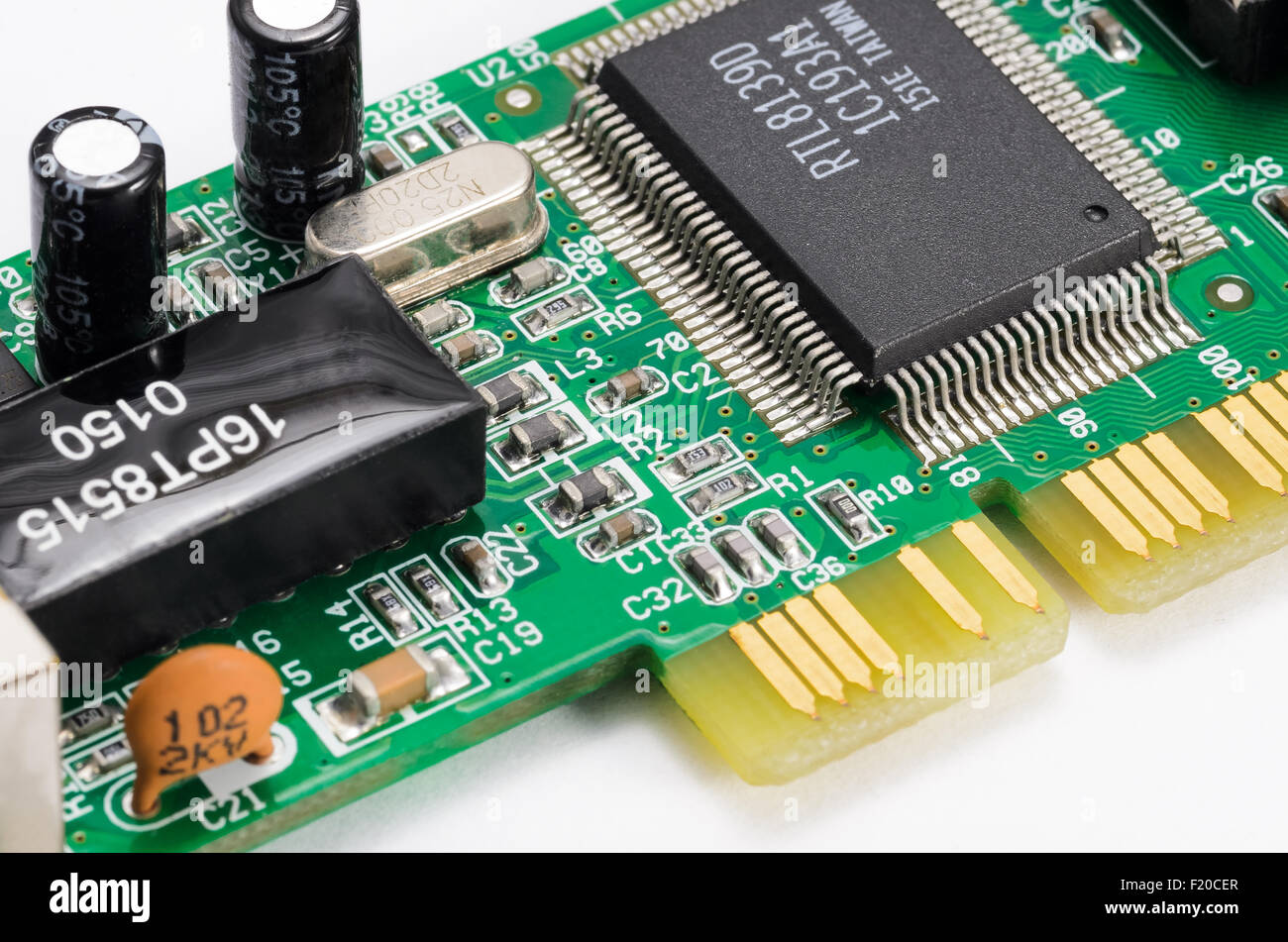 Electronic device. Printed circuit board Stock Photo - Alamy