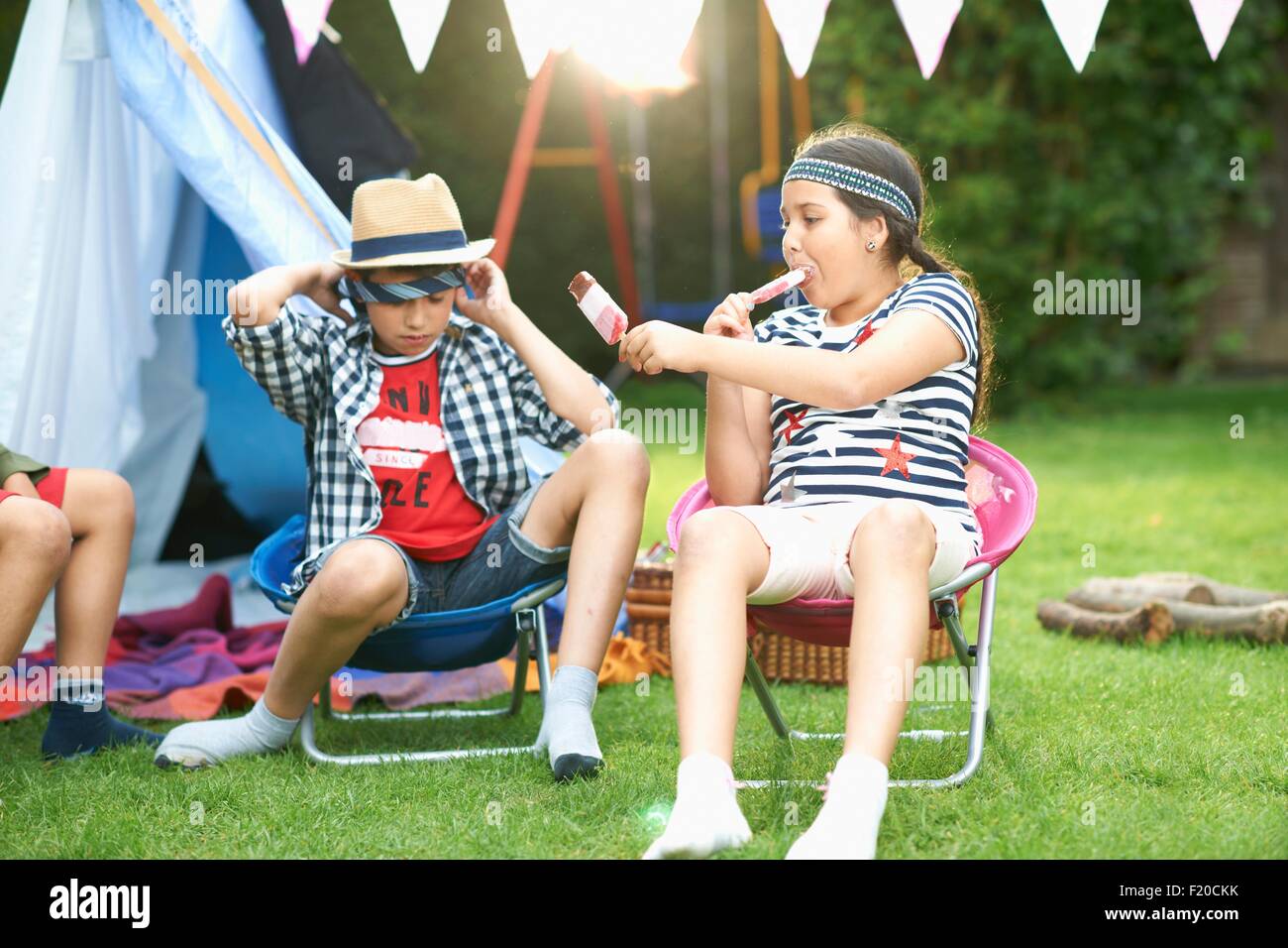 Ice Lolly Girl High Resolution Stock Photography and Images - Alamy
