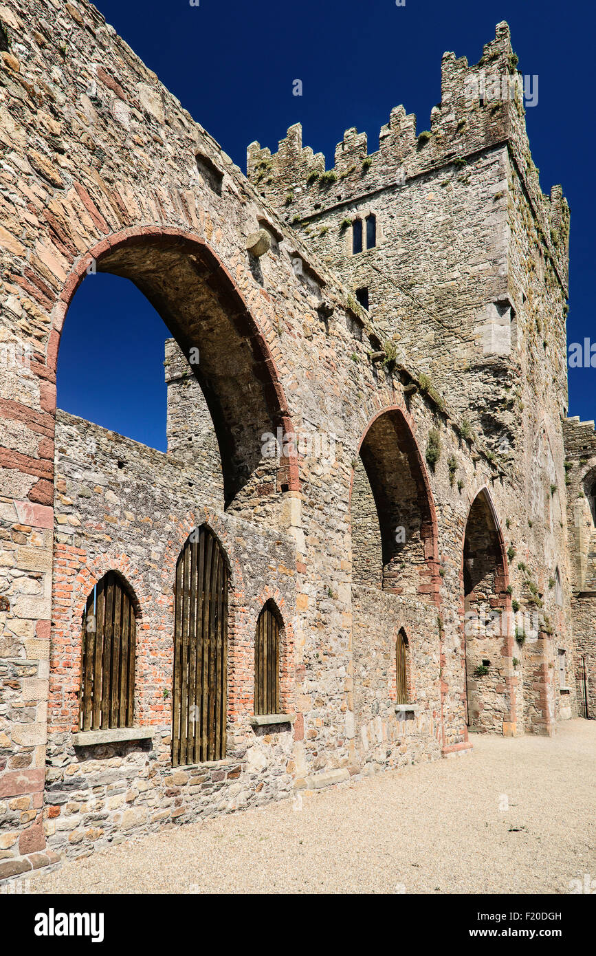 Ireland, County Wexford, Tintern Abbey, 13th century Cistercian Abbey ...