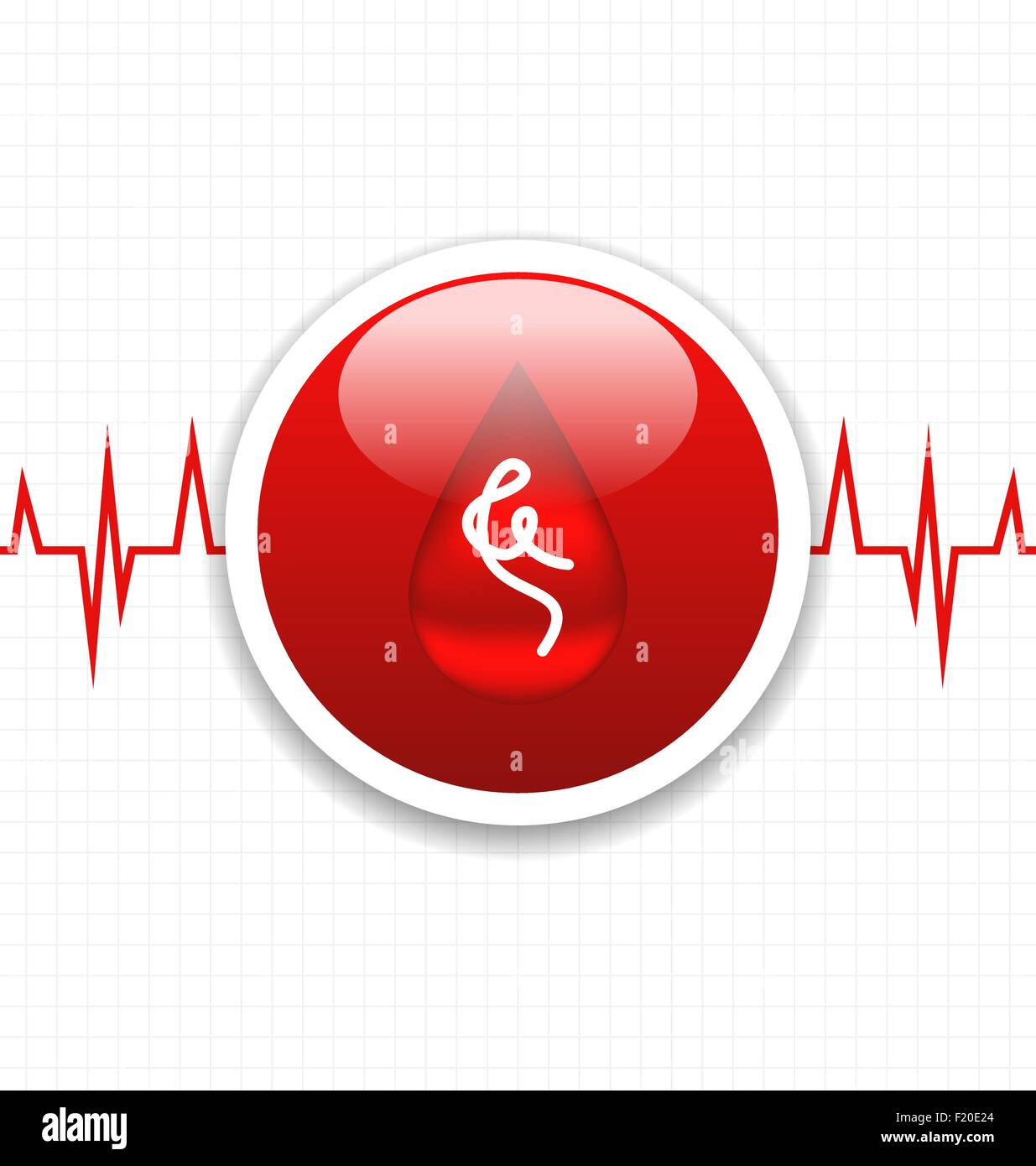 Abstract medical card with Ebola Virus sign, save life Stock Vector ...