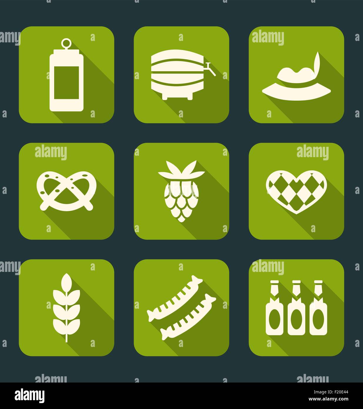 Oktoberfest Traditional Objects Stock Vector Image & Art - Alamy