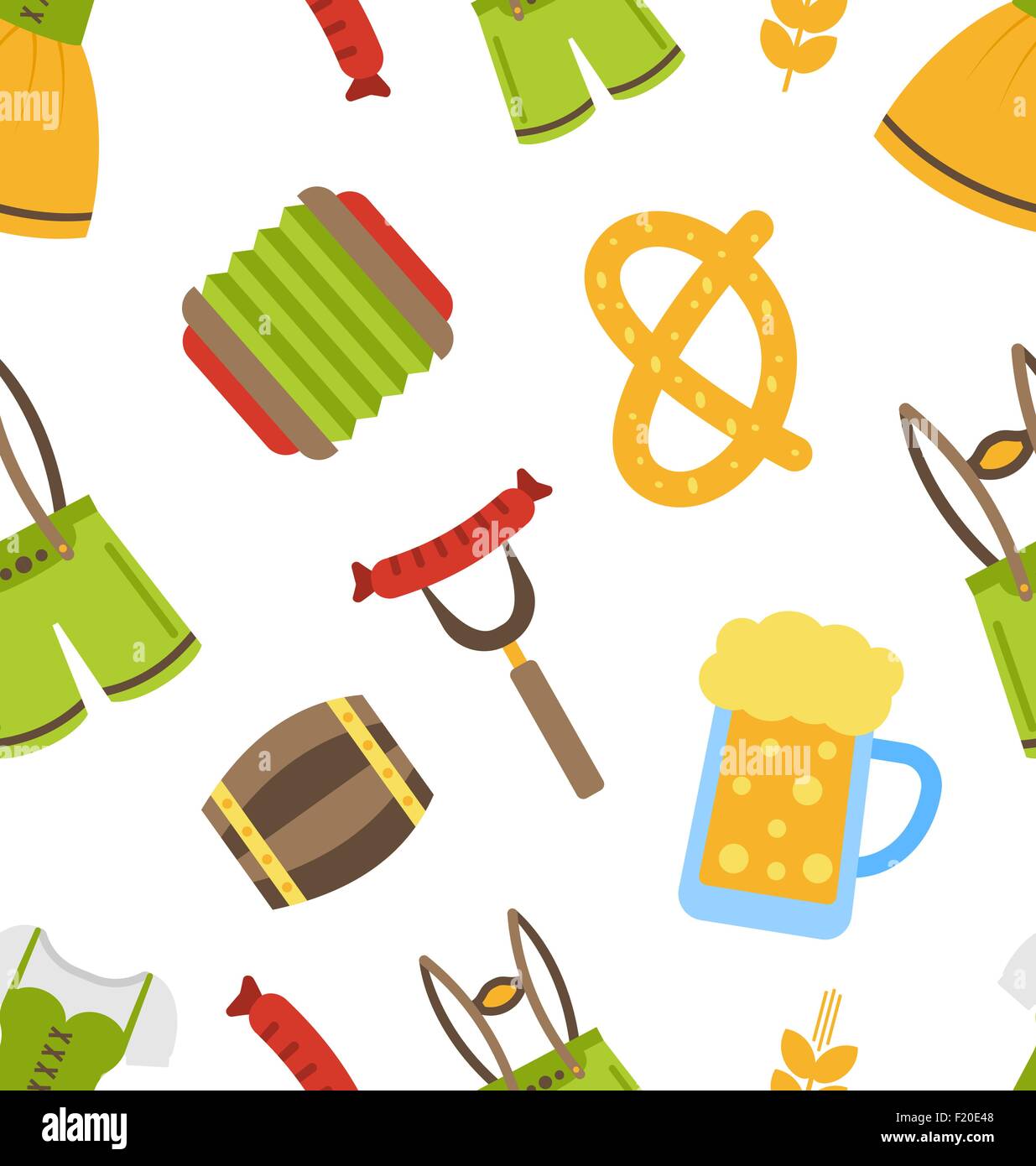 October background traditional symbols Stock Vector Images - Alamy