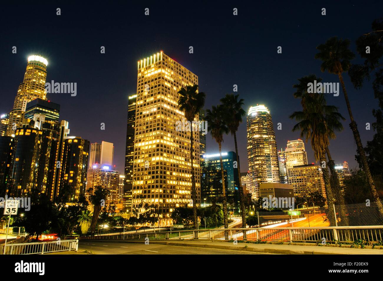 Highway night view hi-res stock photography and images - Alamy