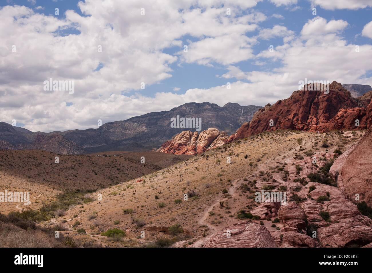 Red Rock Canyon National Conservation Area landscape, Las Vegas, Nevada ...