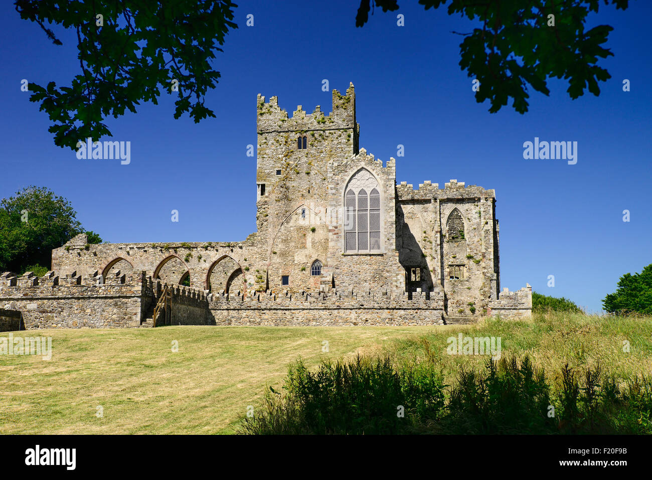 Ireland, County Wexford, Tintern Abbey, 13th century Cistercian Abbey ...
