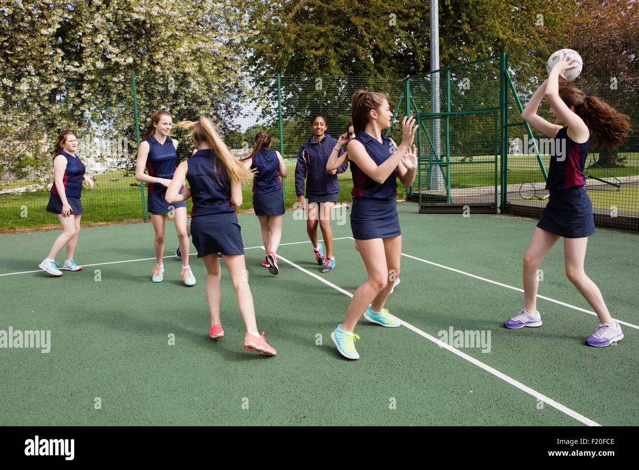 Netball hi-res stock photography and images - Alamy