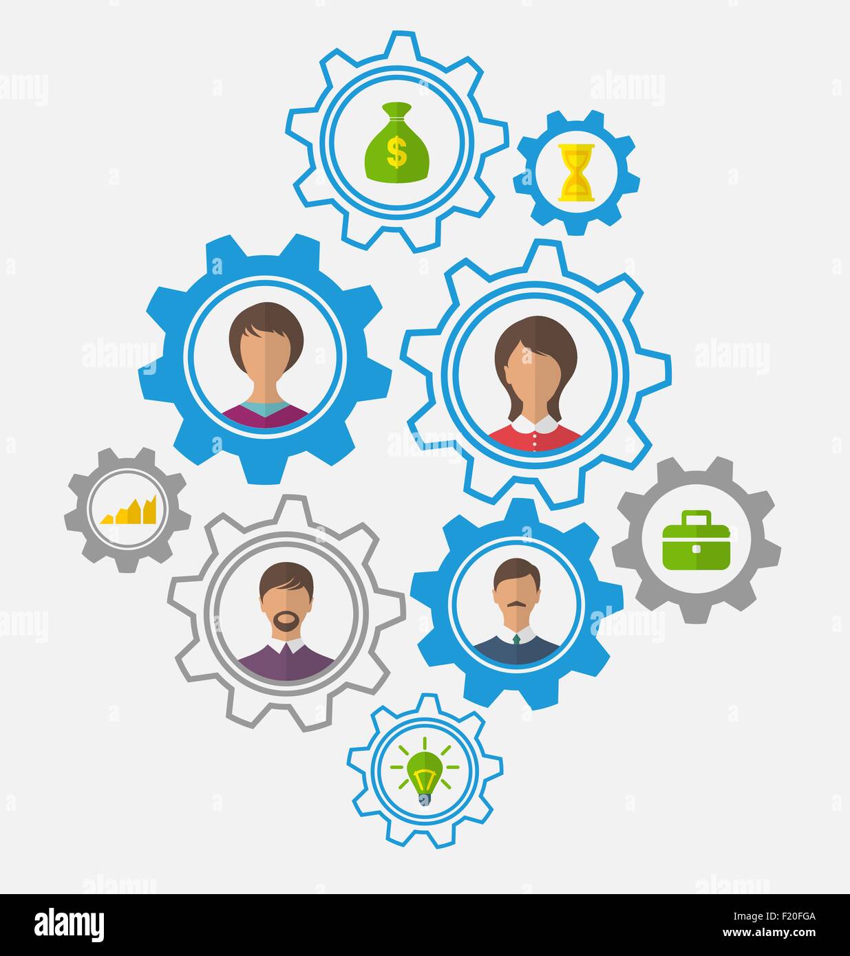 Enclosed gear Stock Vector Images - Alamy