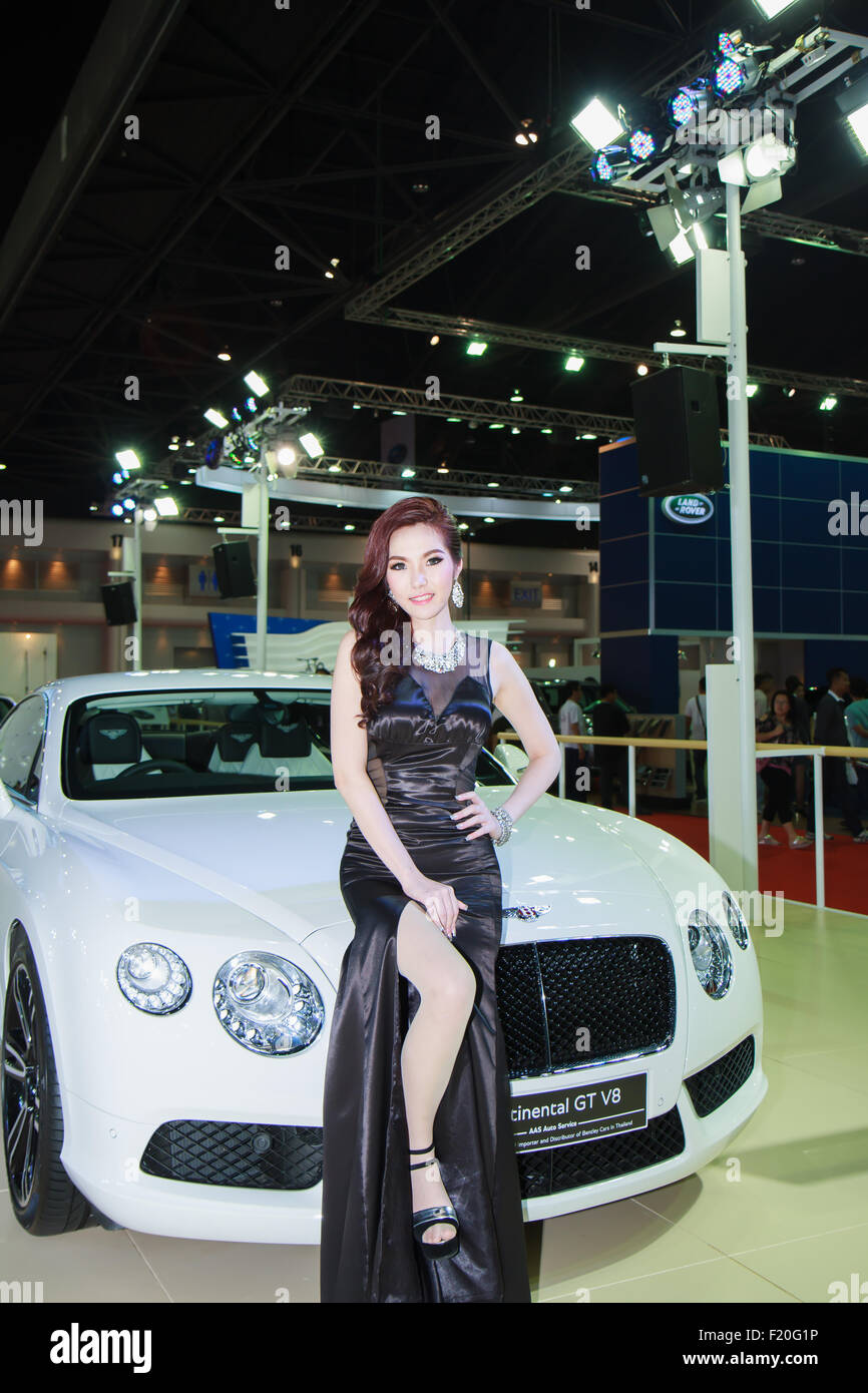 BANGKOK - MARCH 30 : Bentley The new Flying Spur car with Unidentified ...