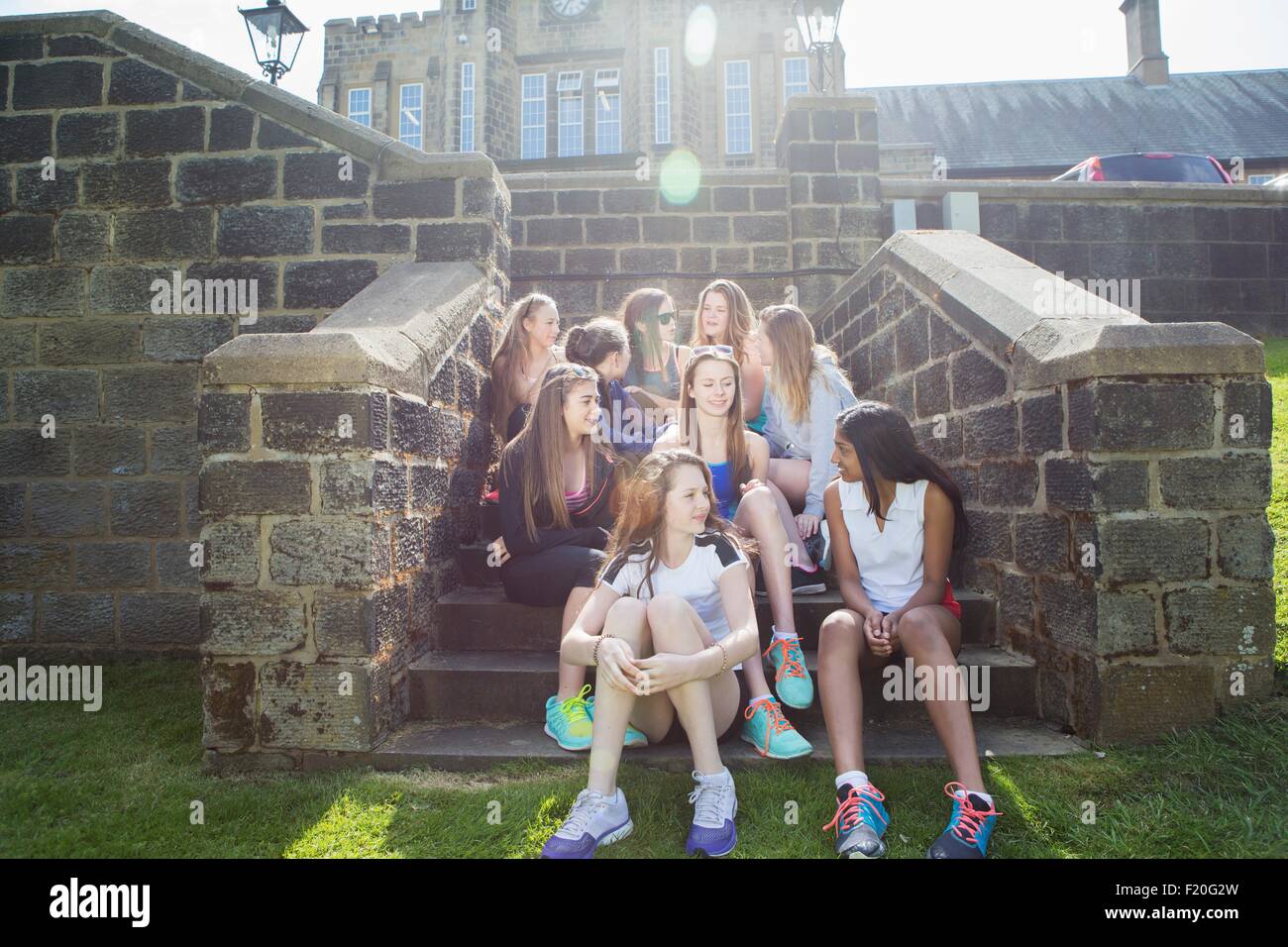 Caucasian Students Indian Girl High Resolution Stock Photography and ...
