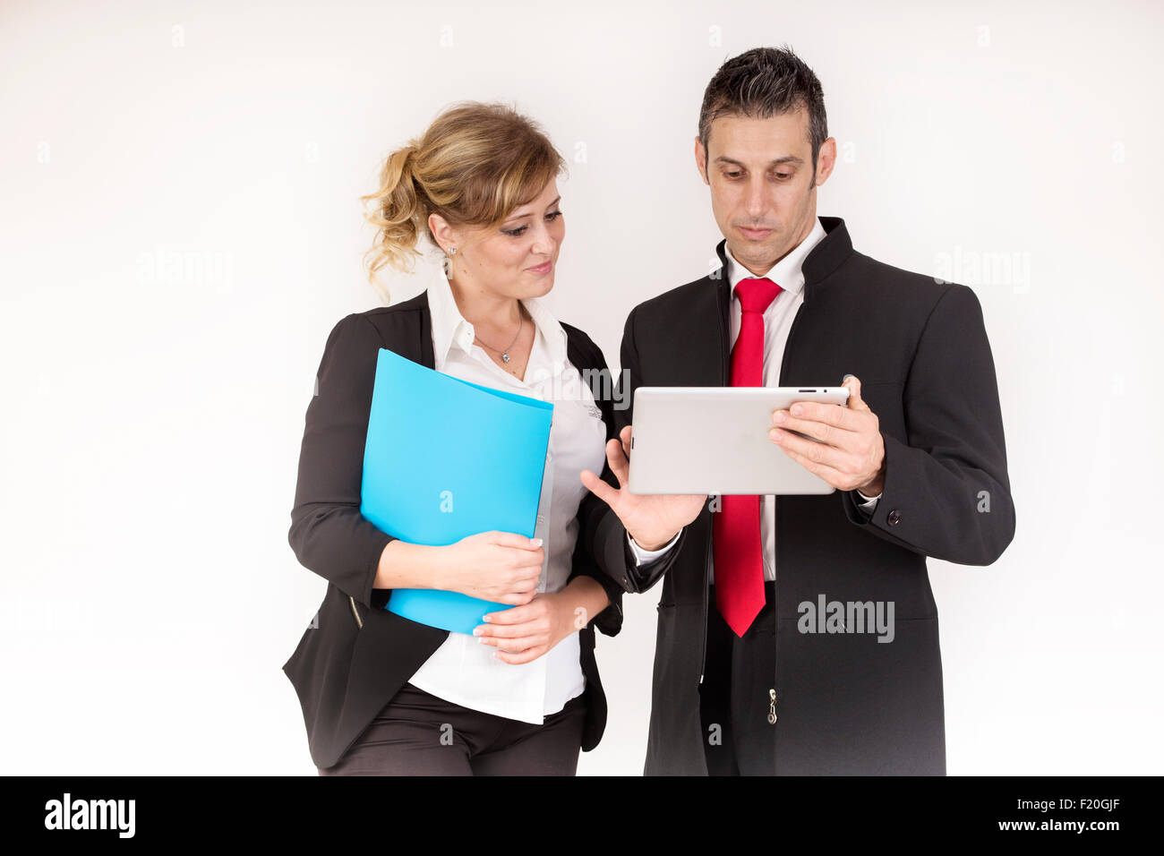 partners at work Stock Photo - Alamy