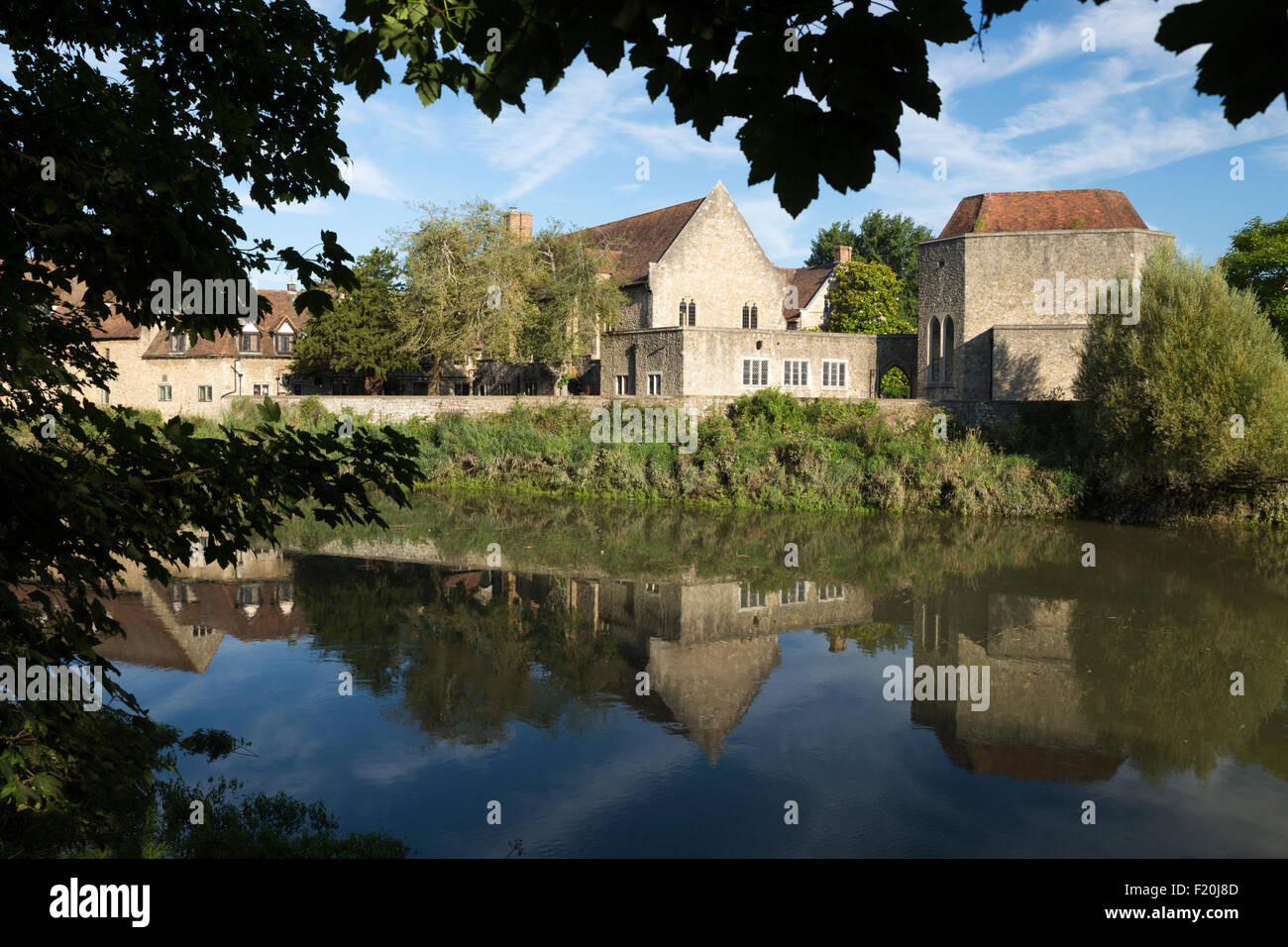 The Friars (Aylesford Priory) on River Medway, Aylesford, Kent, England ...