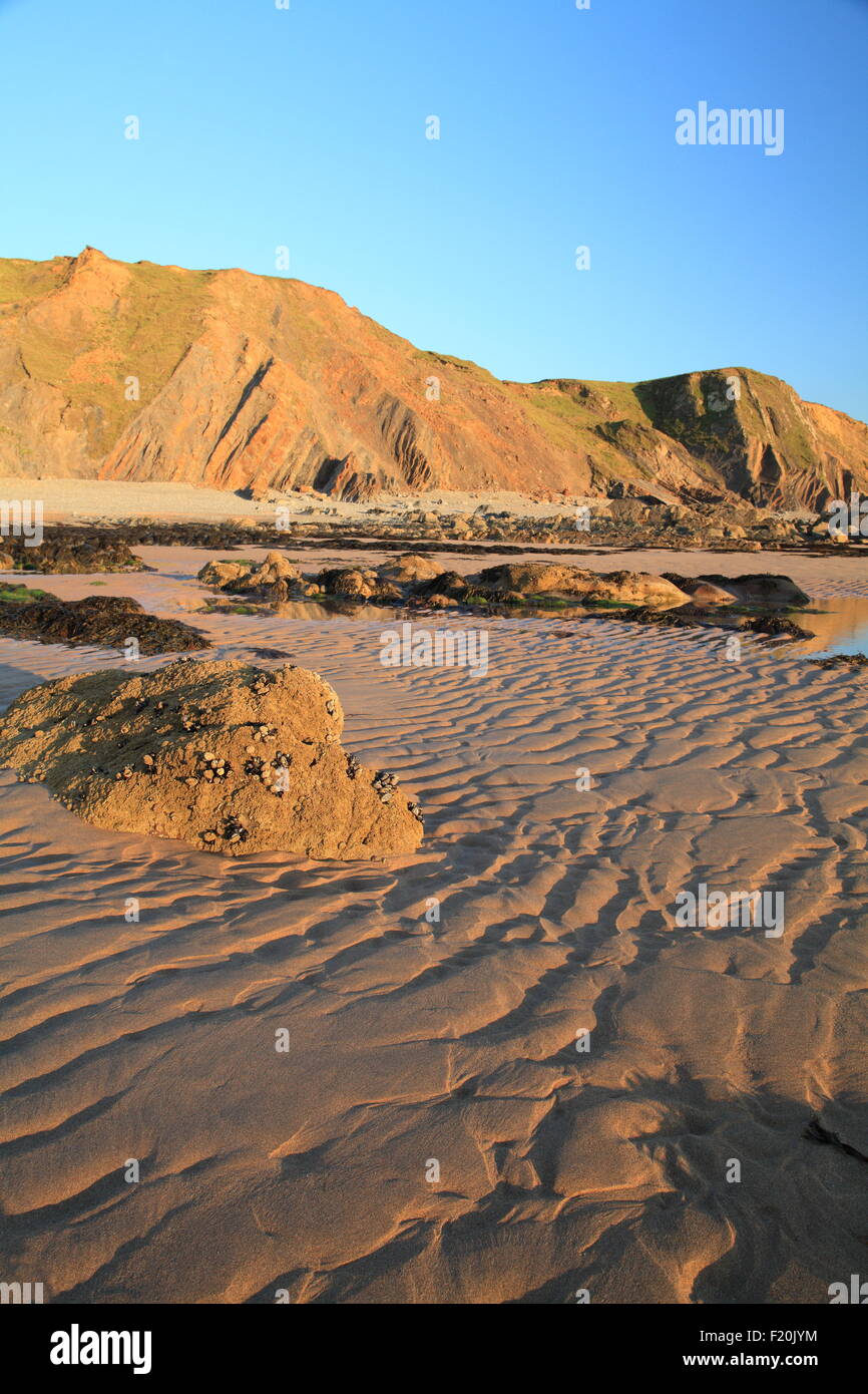 Sandymouth bay, North Cornwall, England, UK Stock Photo - Alamy