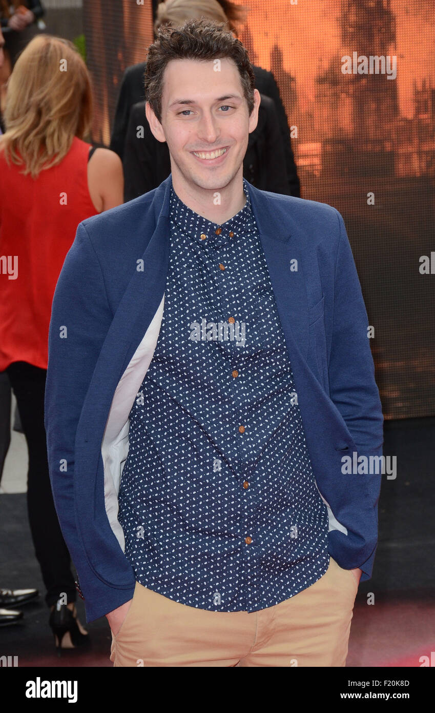 London, UK. Blake Harrison at 'Godzilla' European Premiere at the Odeon ...