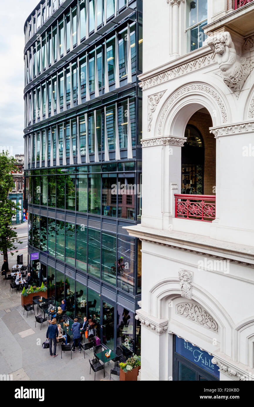 The Fable Bar/Restaurant, Holborn Viaduct, London, England Stock Photo ...