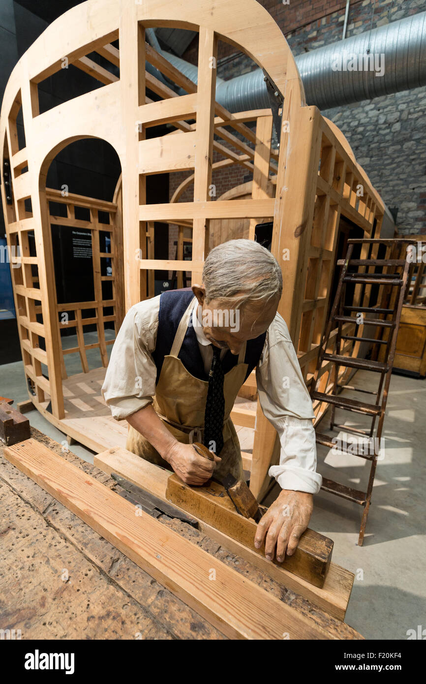 Museum of the Great Western Railway works. goods wagon. Swindon England ...
