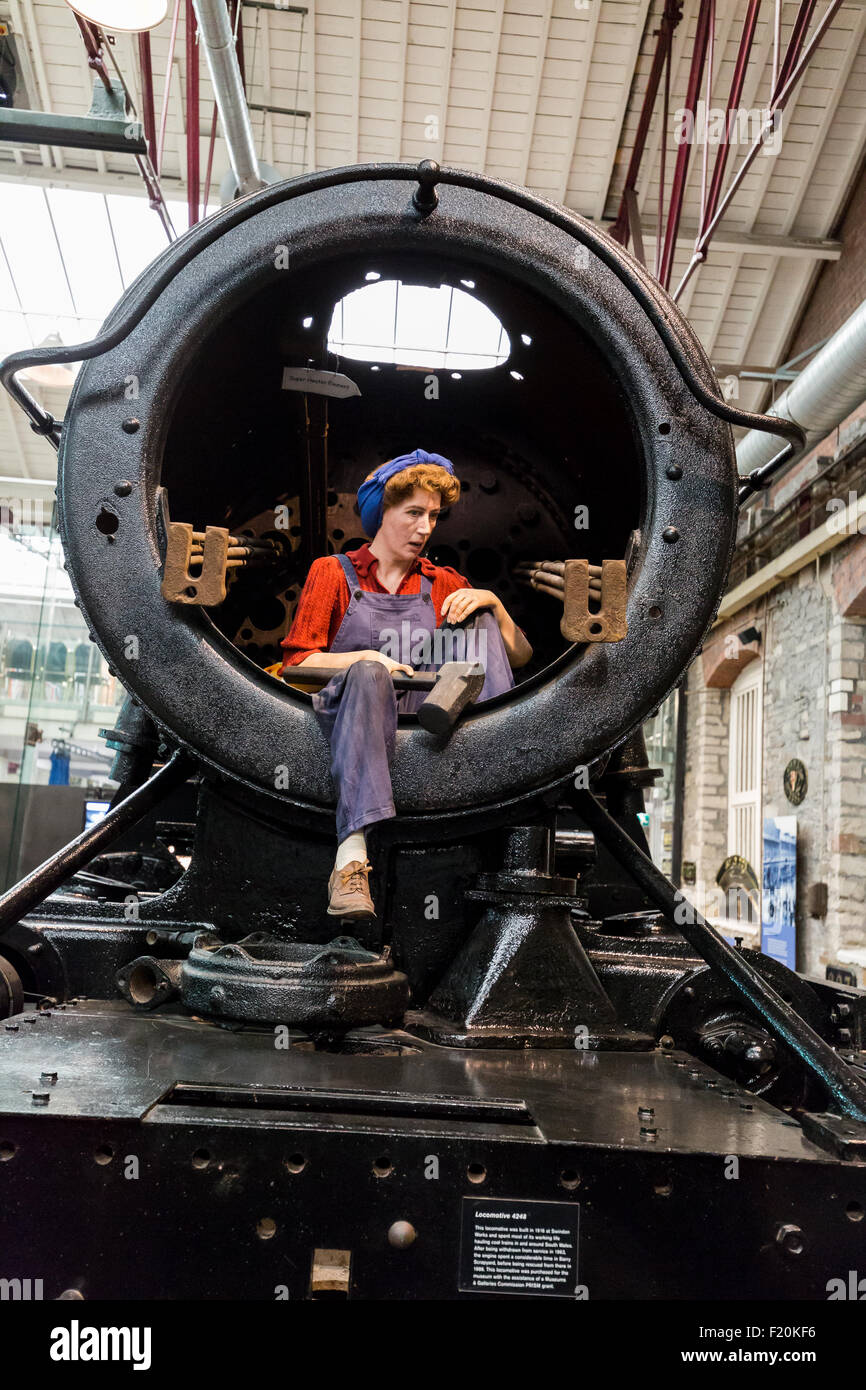 Steam Locomotive Train Engine Mannequins