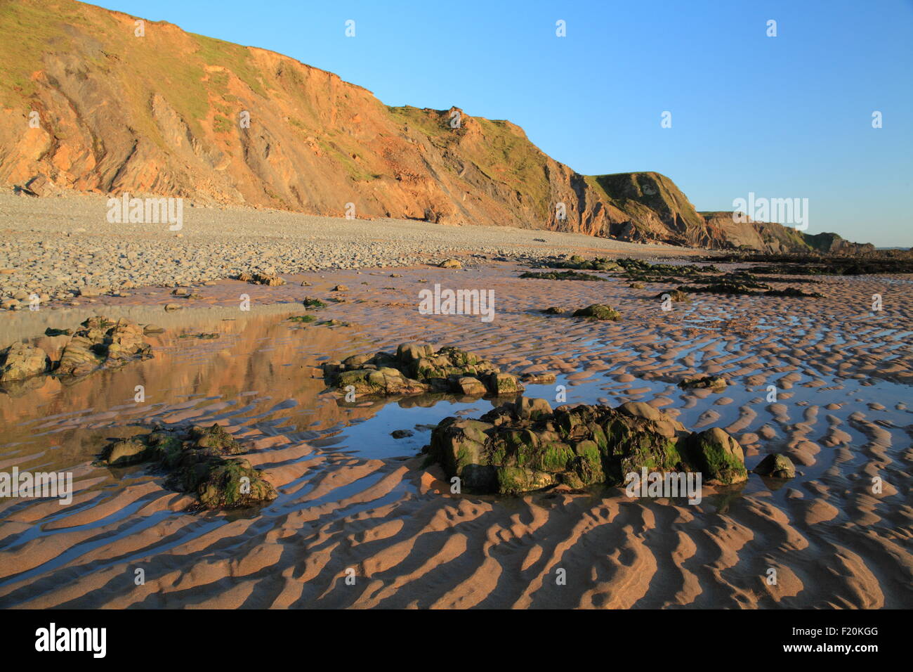 Sandymouth bay, North Cornwall, England, UK Stock Photo - Alamy