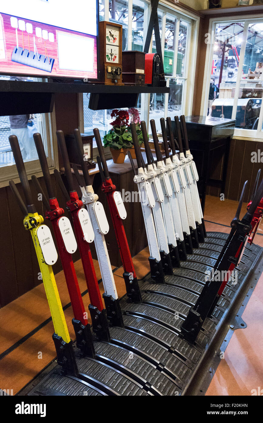Interior of signal box hi-res stock photography and images - Alamy
