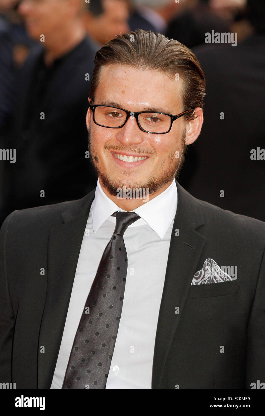 London, UK. Charlie Sims at the Godzilla European Premiere at The Odeon ...