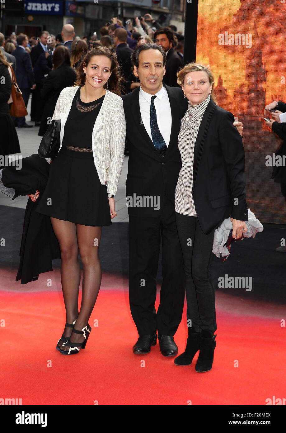 London, UK. Alexandre Desplat and Dominique Lemonnier and their ...