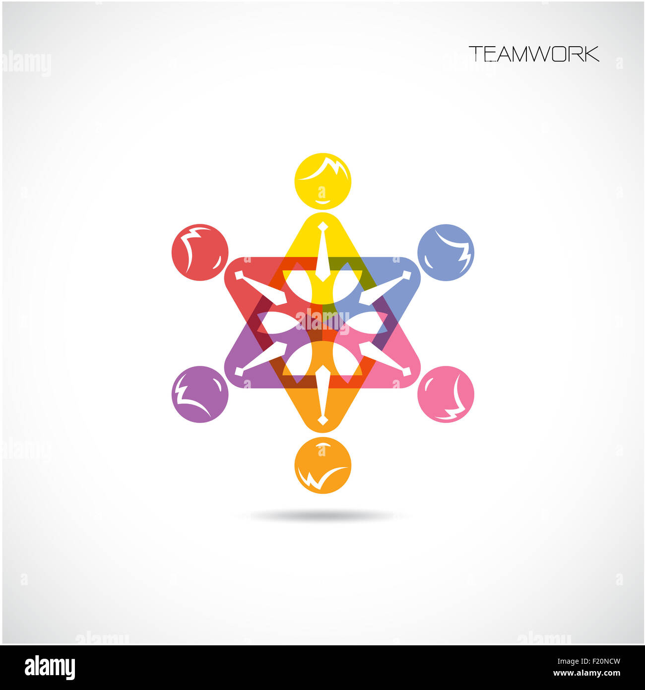 Team Partners Friends sign design vector template. Together union ...