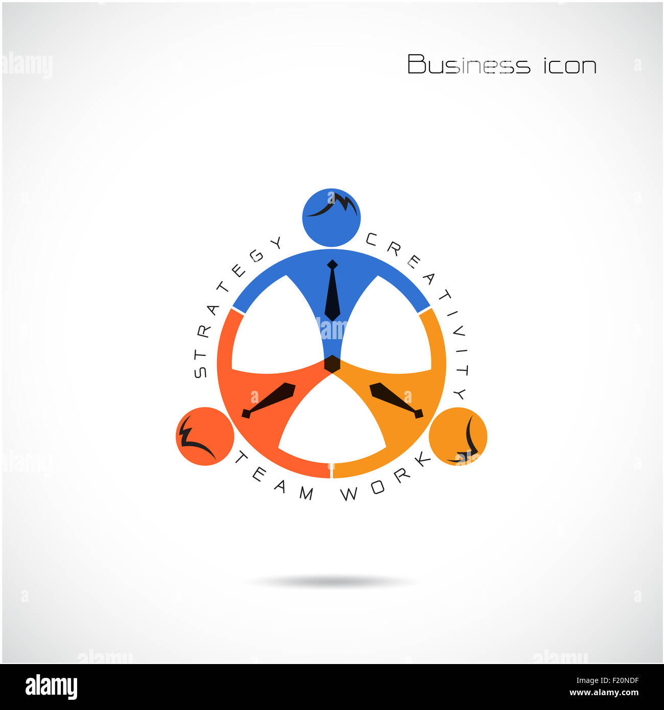 Team partner sign design template. Together union symbol of friendship ...
