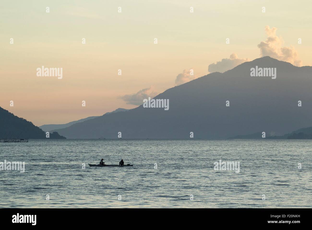 Indonesia, Lesser Sunda Islands, Alor Island, Kalabahi, fishermen ...