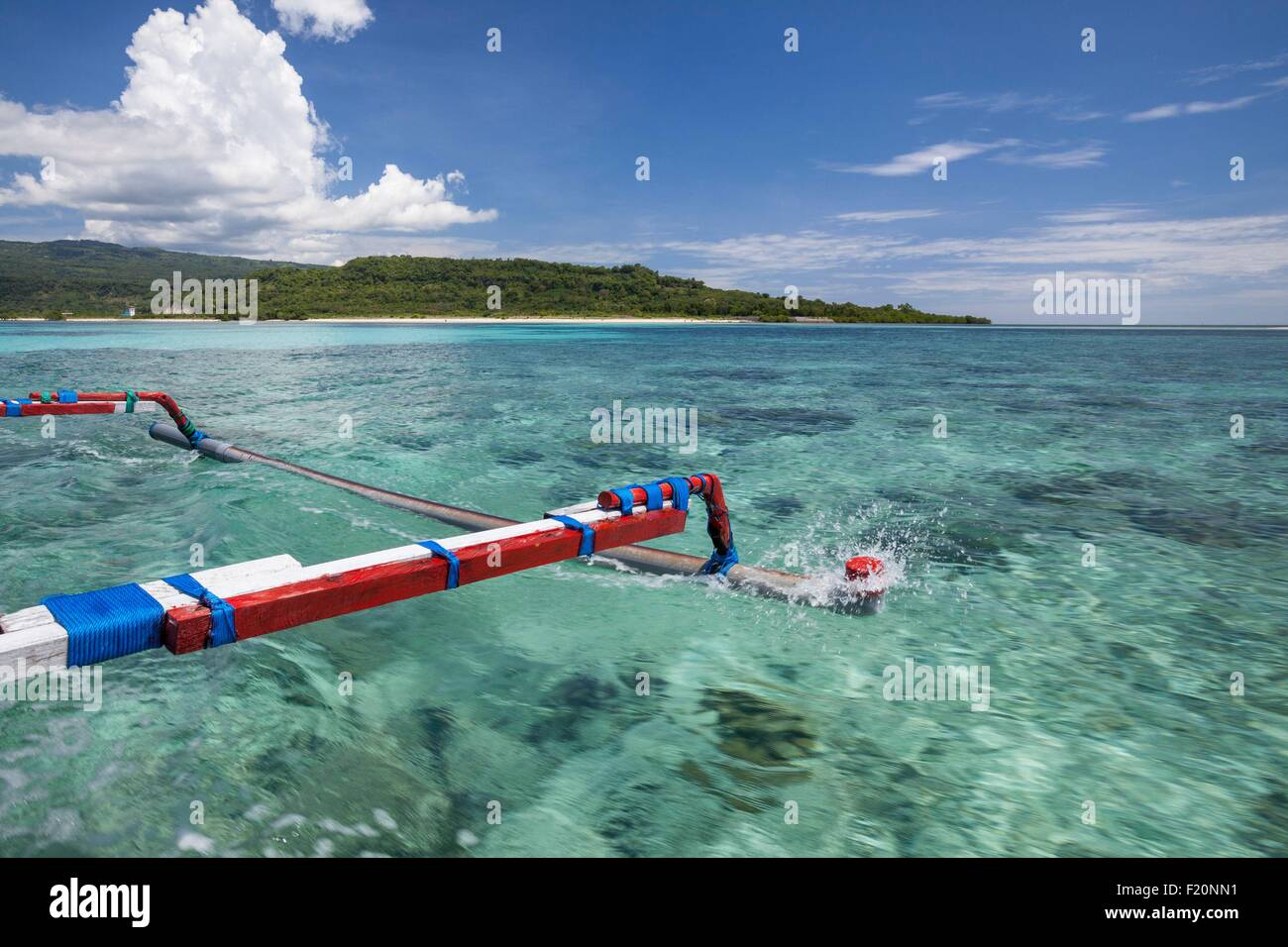 Indonesia, Lesser Sunda Islands, Alor Island, Mali beach, traditional ...