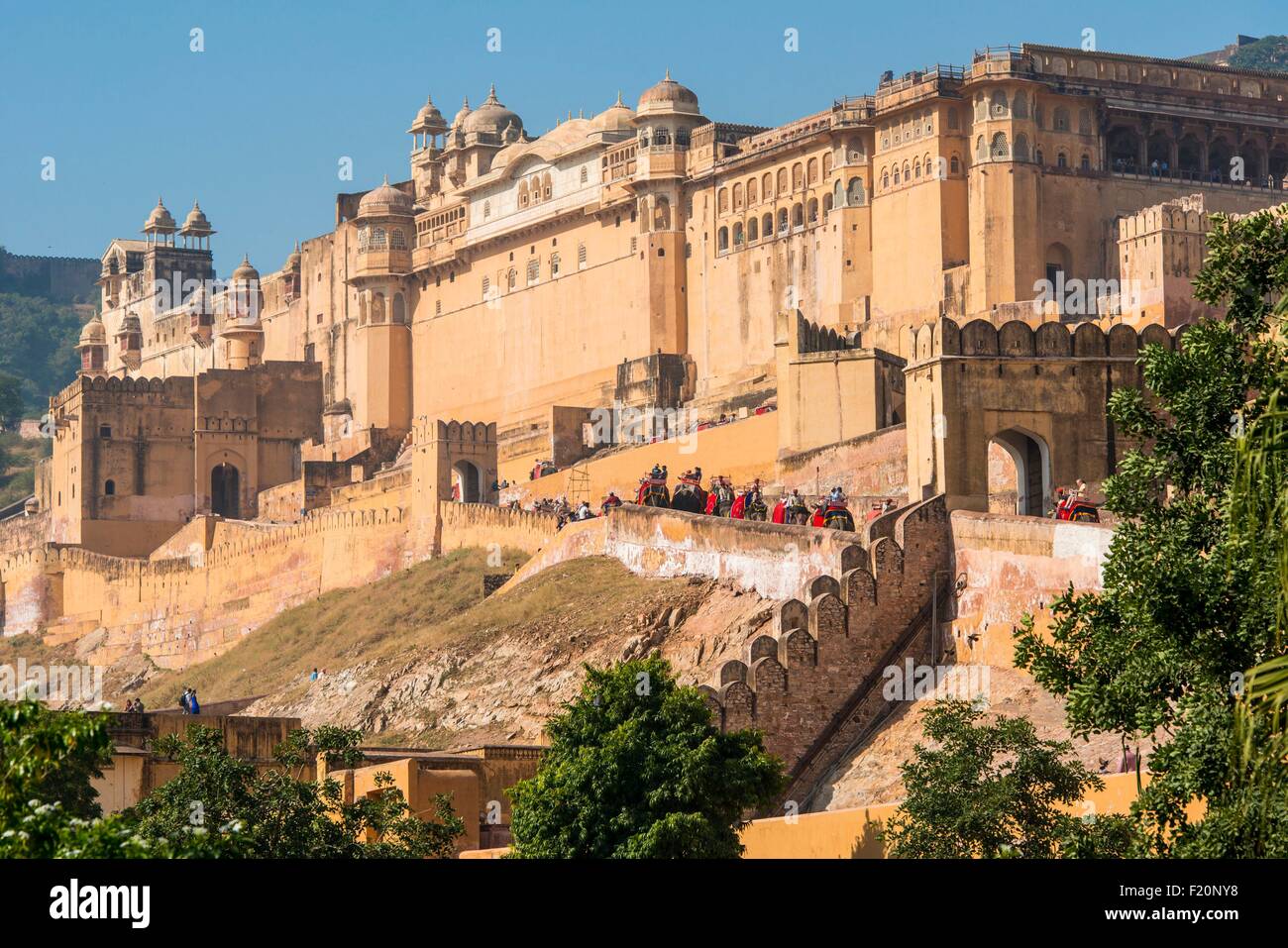 India, Rajasthan state, hill fort of Rajasthan listed as World Heritage ...