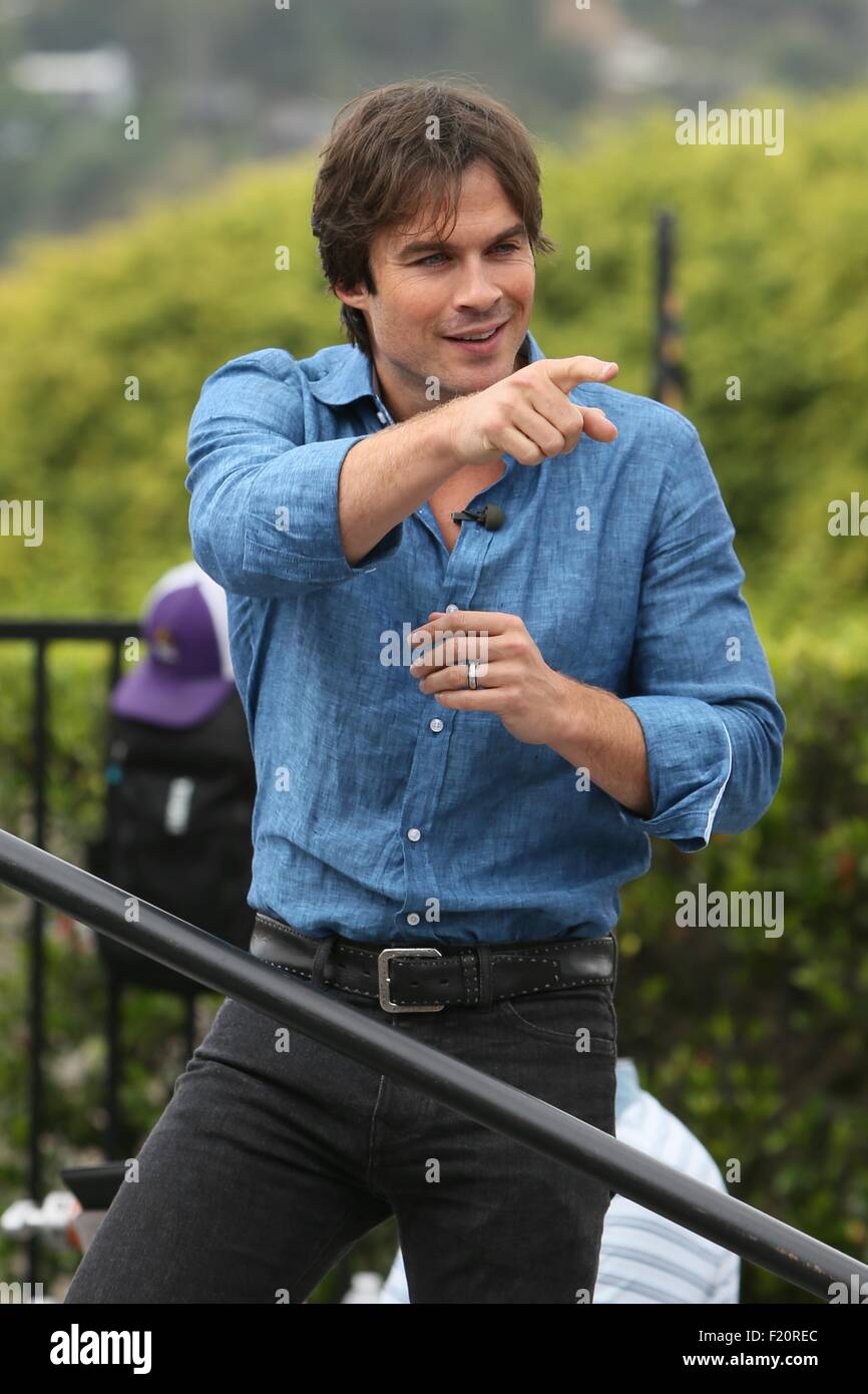 Ian Sommerhalder seen at Universal Studios where he was interviewed for ...