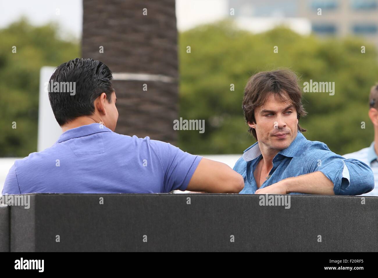 Ian Sommerhalder seen at Universal Studios where he was interviewed for ...
