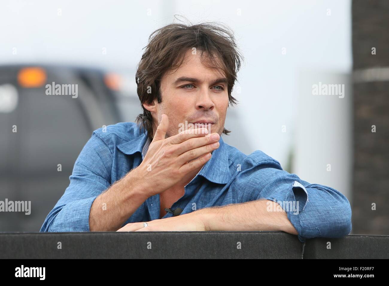 Ian Sommerhalder seen at Universal Studios where he was interviewed for ...