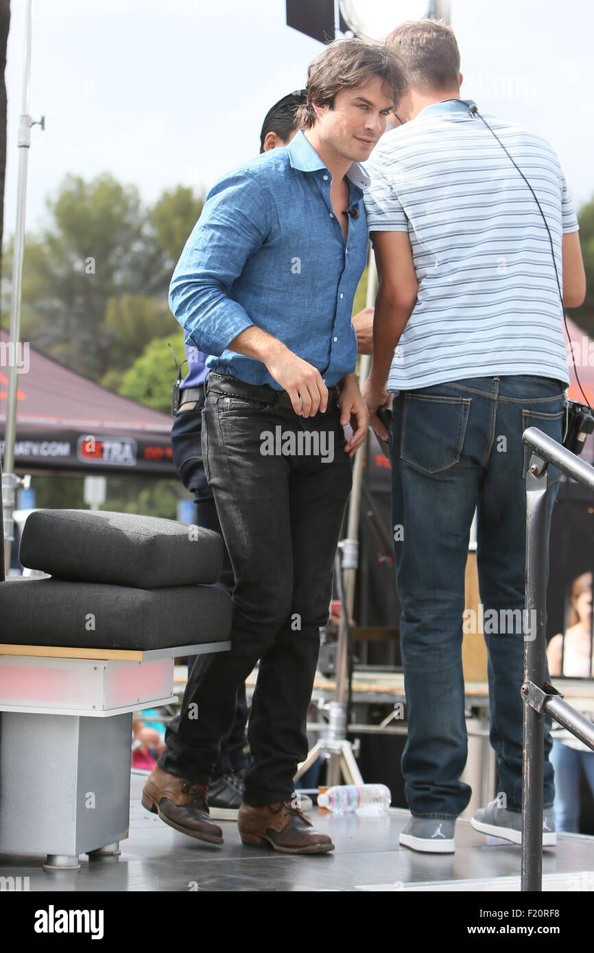 Ian Sommerhalder seen at Universal Studios where he was interviewed for ...