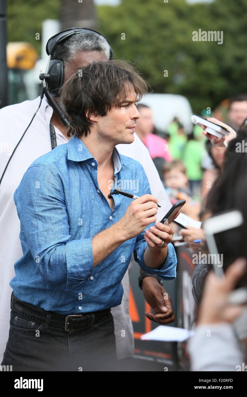 Ian Sommerhalder seen at Universal Studios where he was interviewed for ...